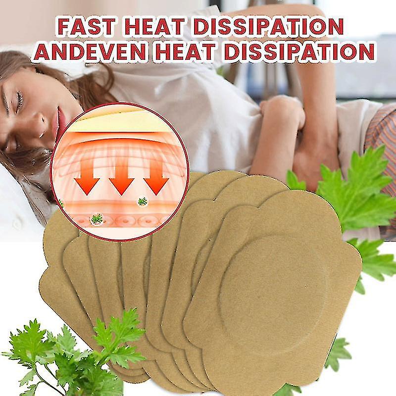 Wormwood Menstrual Pain Patch, Menstrual Heating Pad, Heat Therapy Patches For Cramps Abdomen ...