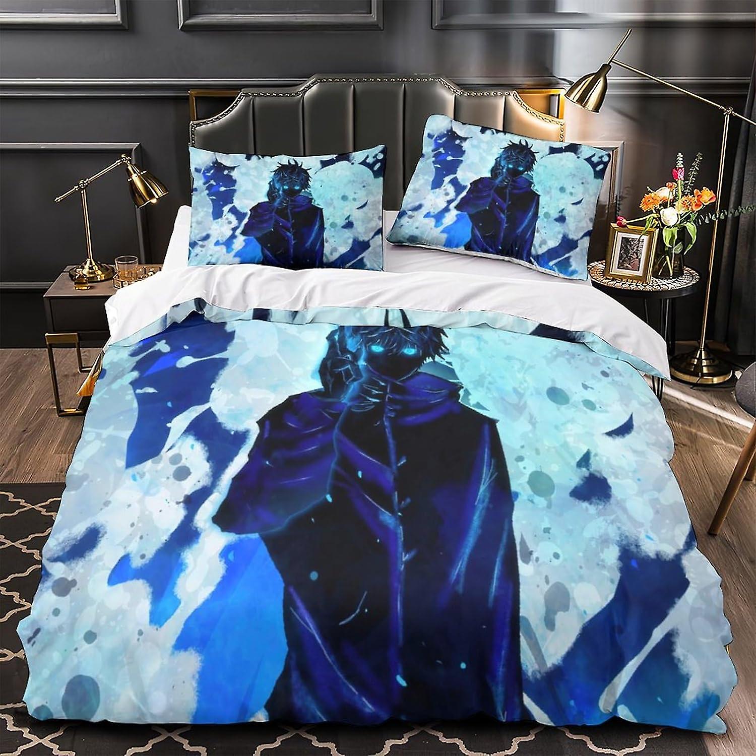 Anime Satoru Gojo Duvet Cover Set Universe Galaxy Bedding Set for Kids ...