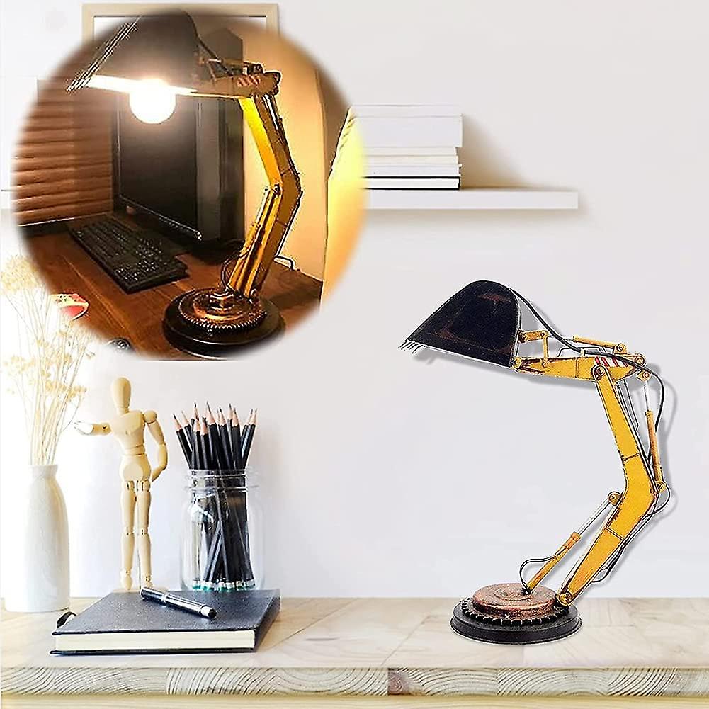 Digger Desk Lamp Movable Table Lamp LED - Unique Excavator Desk Lamp ...