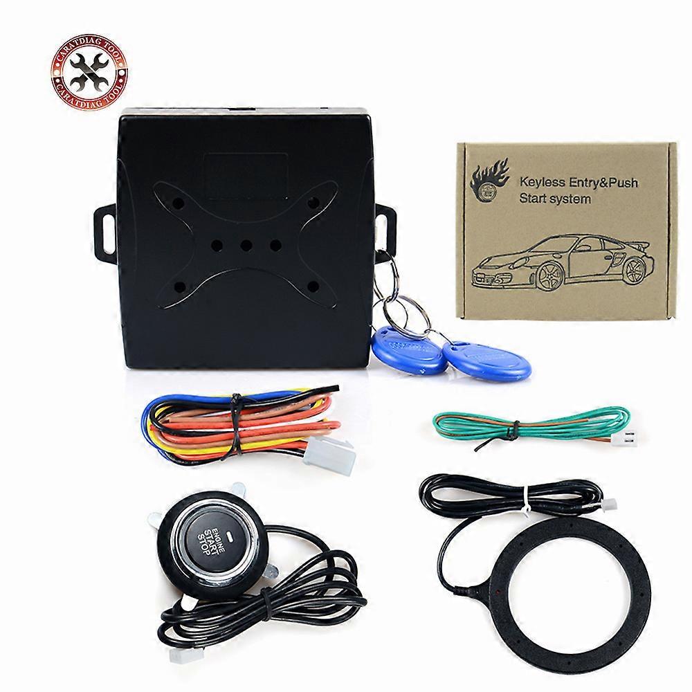 Auto Car Key Systems Key blade Alarm Engine Starline Push Button Start ...