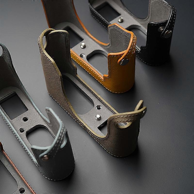 For Leather Camera Case Video Half Bag Camera Bodysuit For Leica Q2 ...