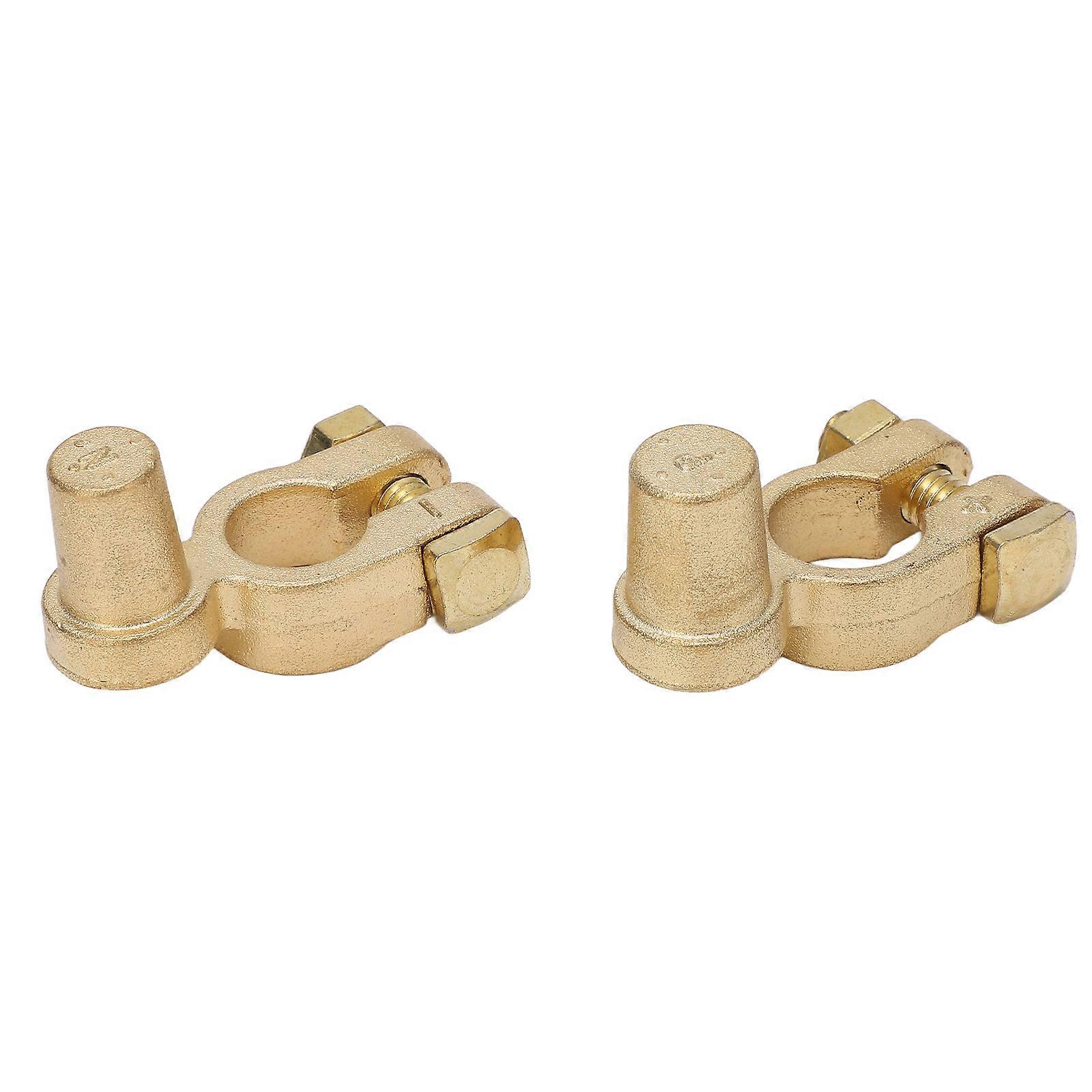 1 Pair SAE to JIS Car Battery Terminal Connector Positive Negative Top ...