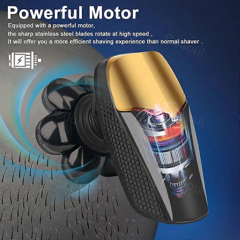 Shaver for Men Electric Shaver Powerful Bald Head Shaver Beard Shaving ...