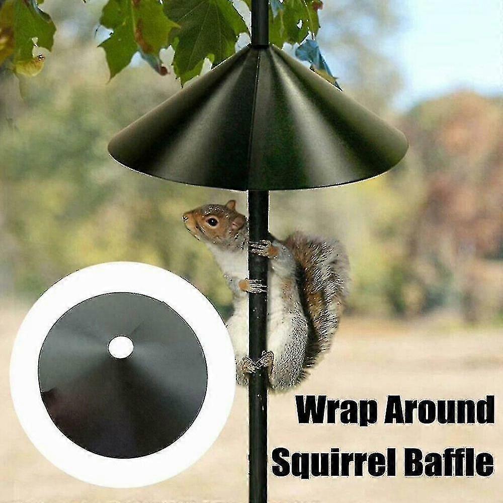 Garden Squirrel Guard Baffle For Bird Feeder Wrap Around Protection T ...