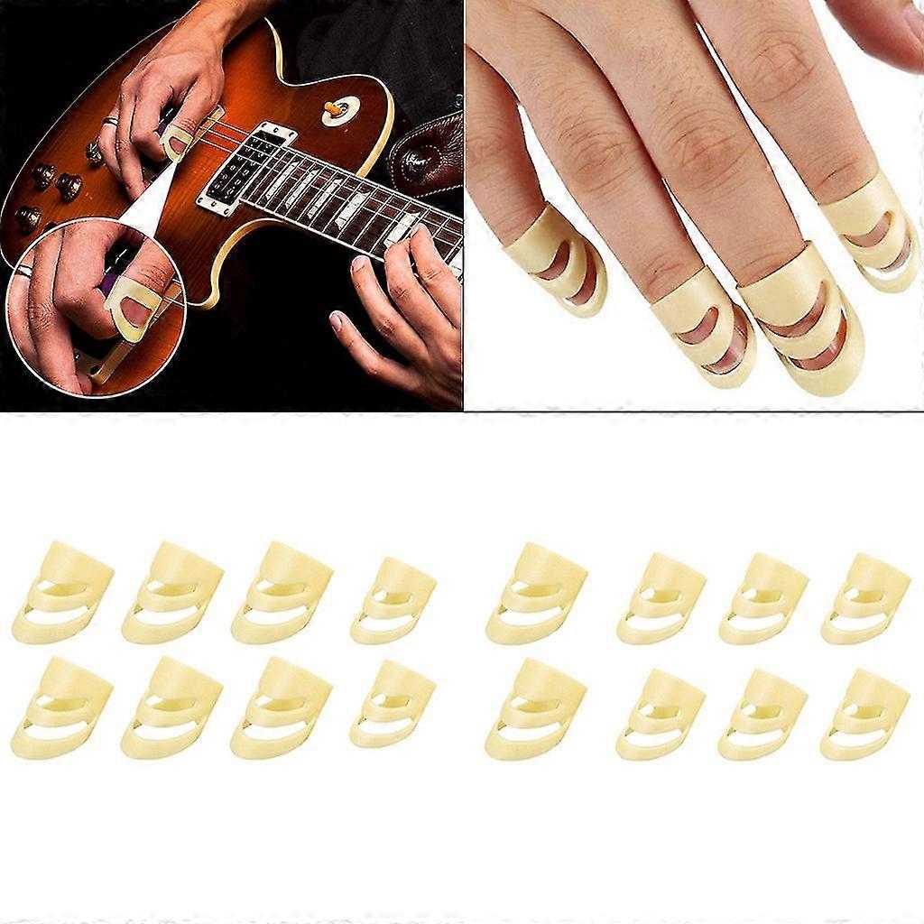 8pcs Adjustable Finger Guitar Picks Hollow Guitar Plectrum For Acoustic ...