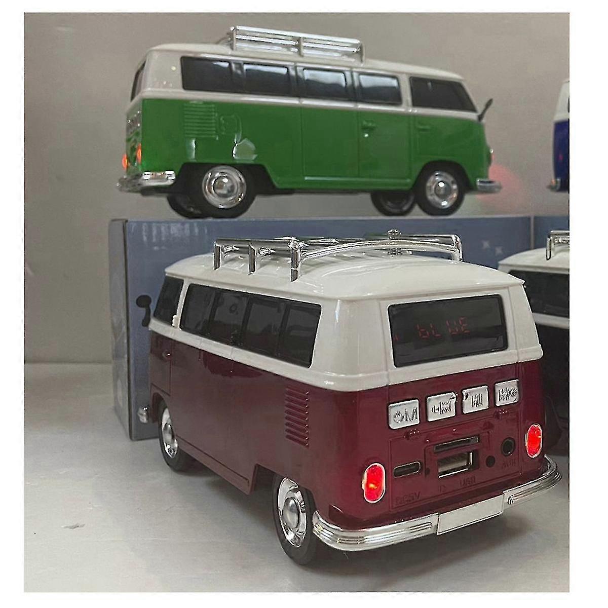 Colorful Mini Bluetooth Speaker Car Shape Mini Bus Speaker Support Fm ...