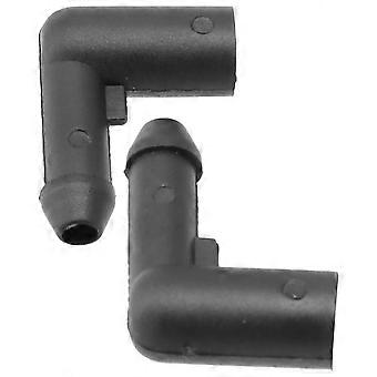 2pcs Black Windscreen Washer Hose Connector For OPEL ASTRA H / CORSA D ...