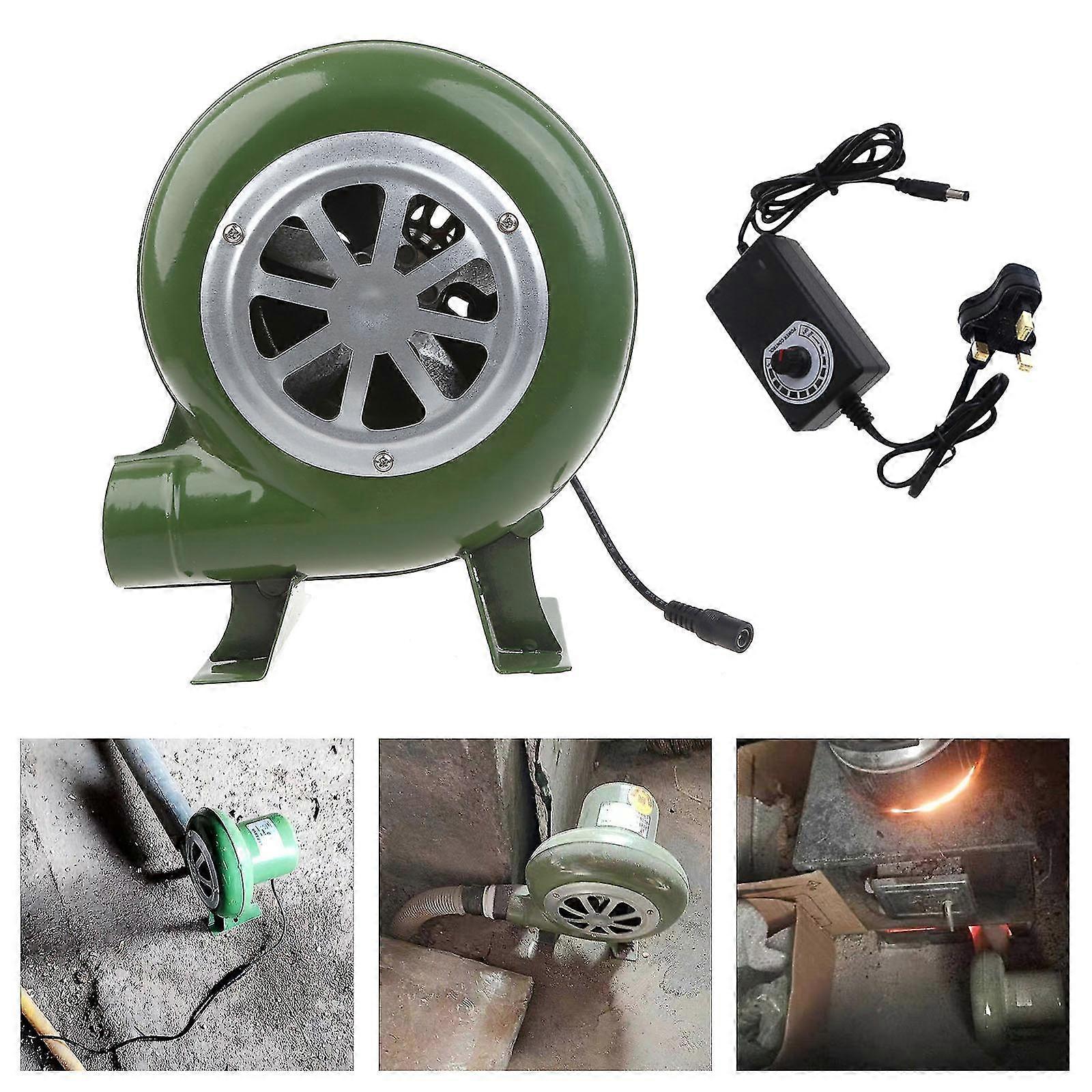Electric Blower Fan Bbq Fan 100v 220v For Barbecue Fan Uk Adapter ...