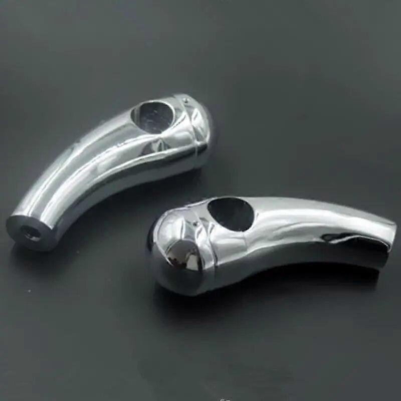 Chrome 5" Billet 1" 25mm Handlebar Risers Motorcycle For Harley Dyna ...