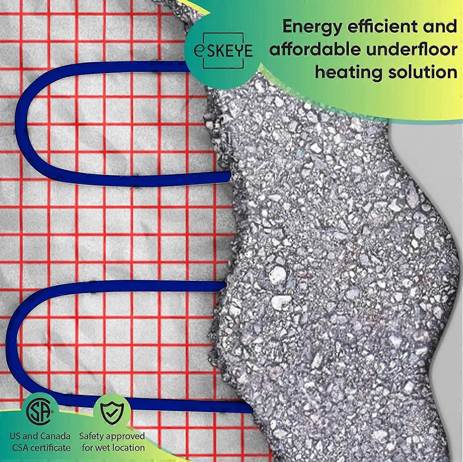 Electric Floor Heating Mat 200W/m heating net The Ceramic Tile Wooden ...