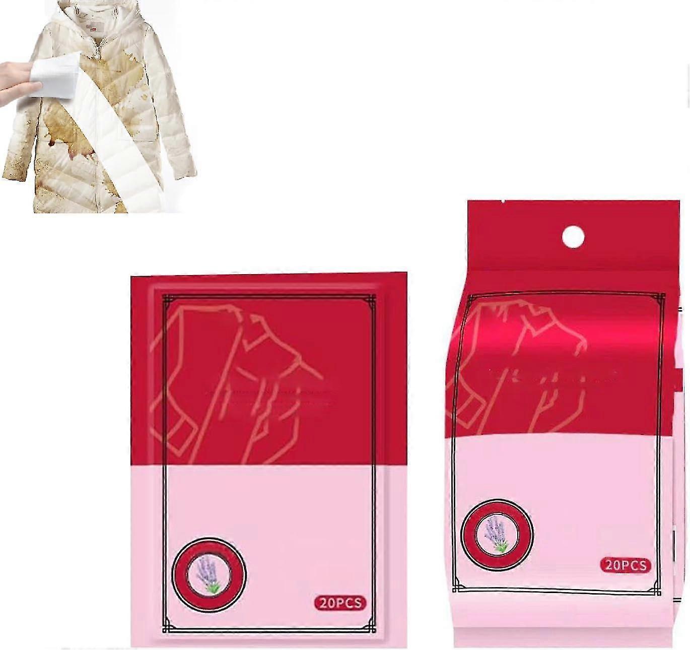 Clothing Stain Removal Wipes, Portable Emergency Stain Removal Wet ...