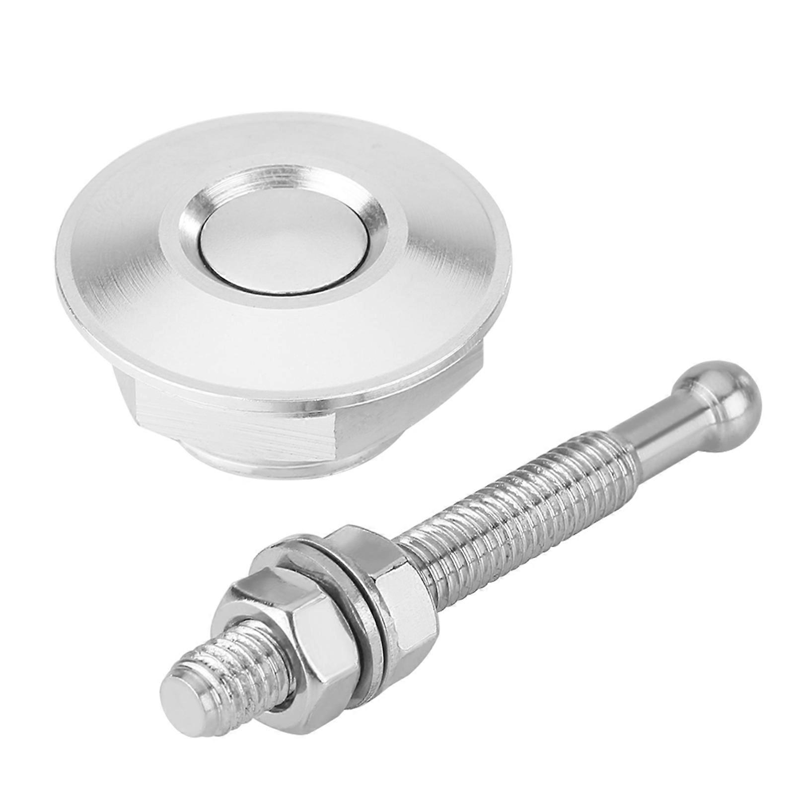 Universal Engine Bonnet Push Button Hood Car Quick Pin Latch Lock Clip ...