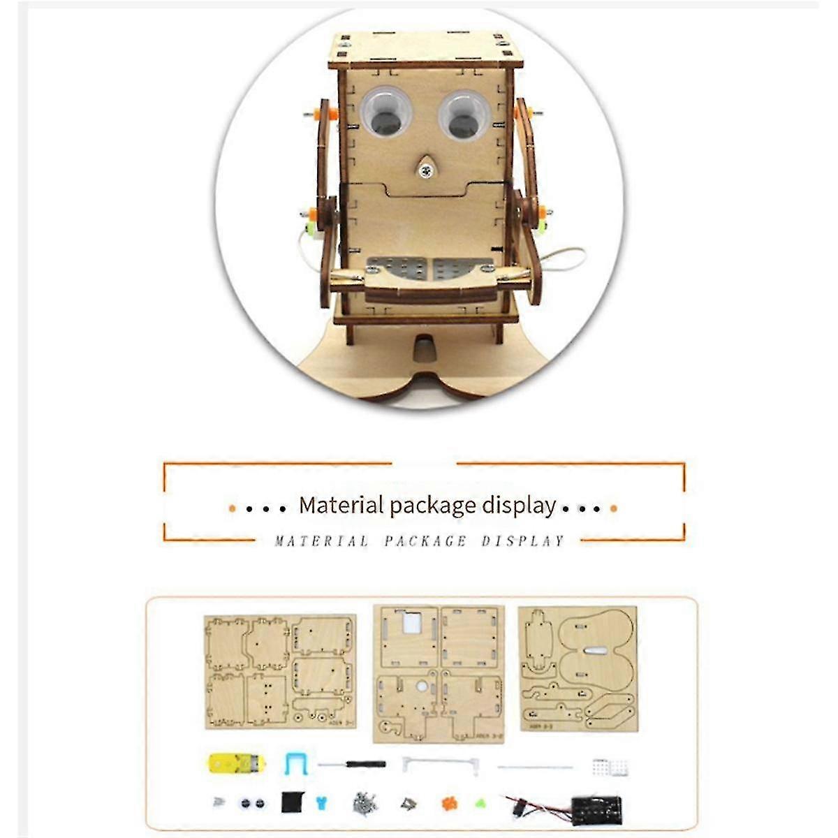 Robot Yeme Para Ahşap Diy Model Öğretme Öğrenme Kök Proje Kiti Çocuk ...