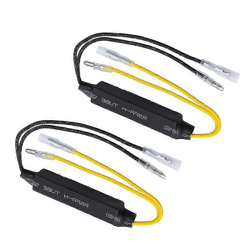 2 Pcs 12v 21w Motorcycle Led Turn Signal Decoder Resistance Decoder ...