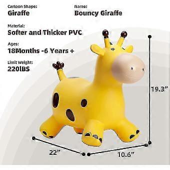 Babe Fairy Giraffe Bouncy Horse Hopper For Toddlers-jumping Horse ...
