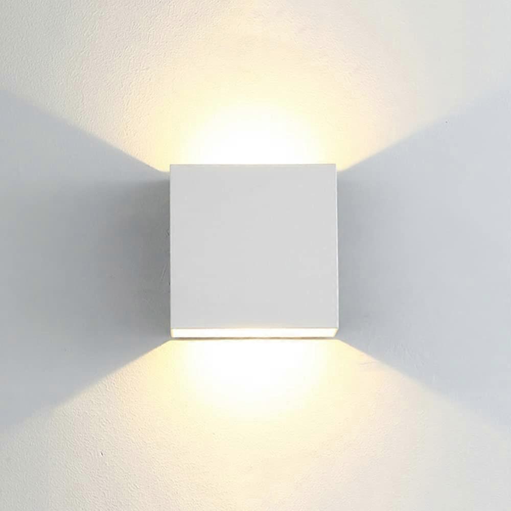 1 piece modern LED aluminum wall light white square wall light 10 x 10 ...