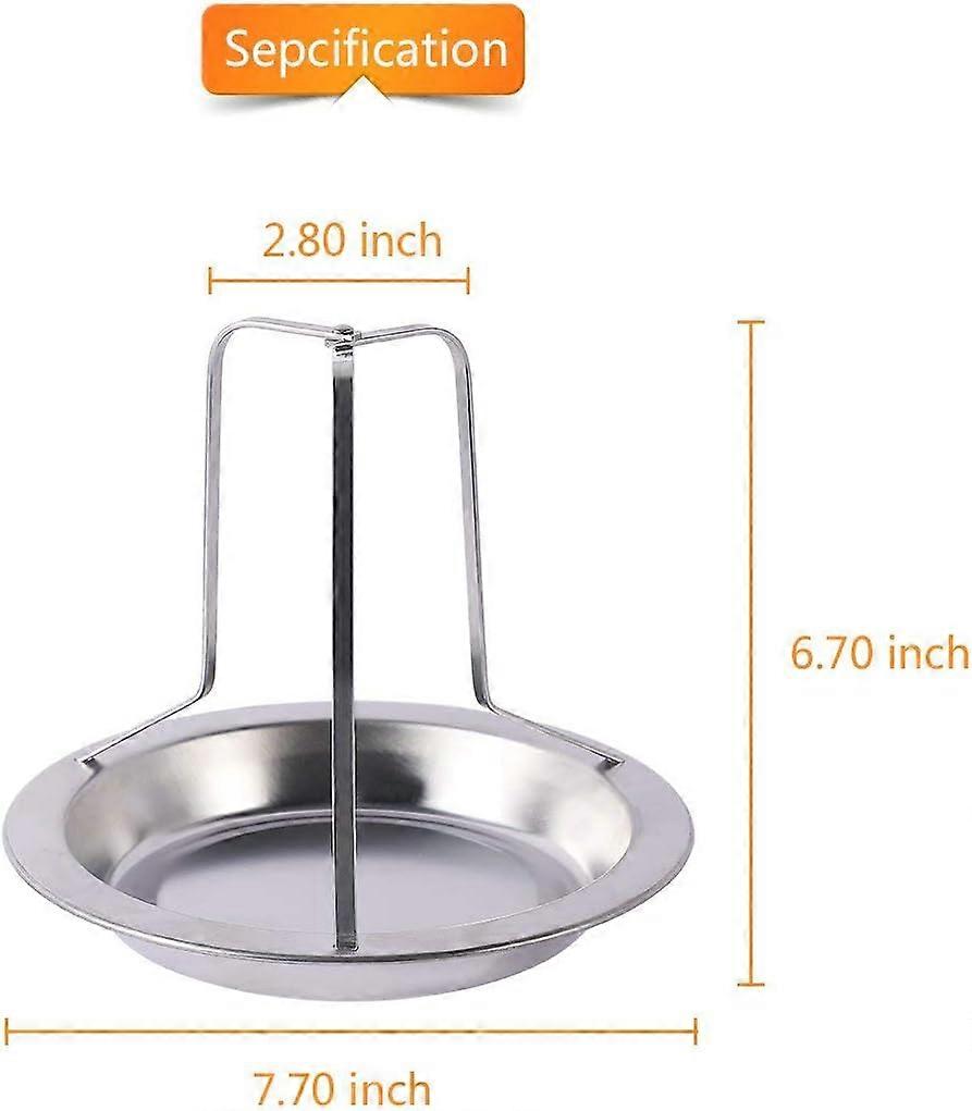 Folding Stainless Steel Chicken Roaster Rack Beer Can Chicken Holder ...
