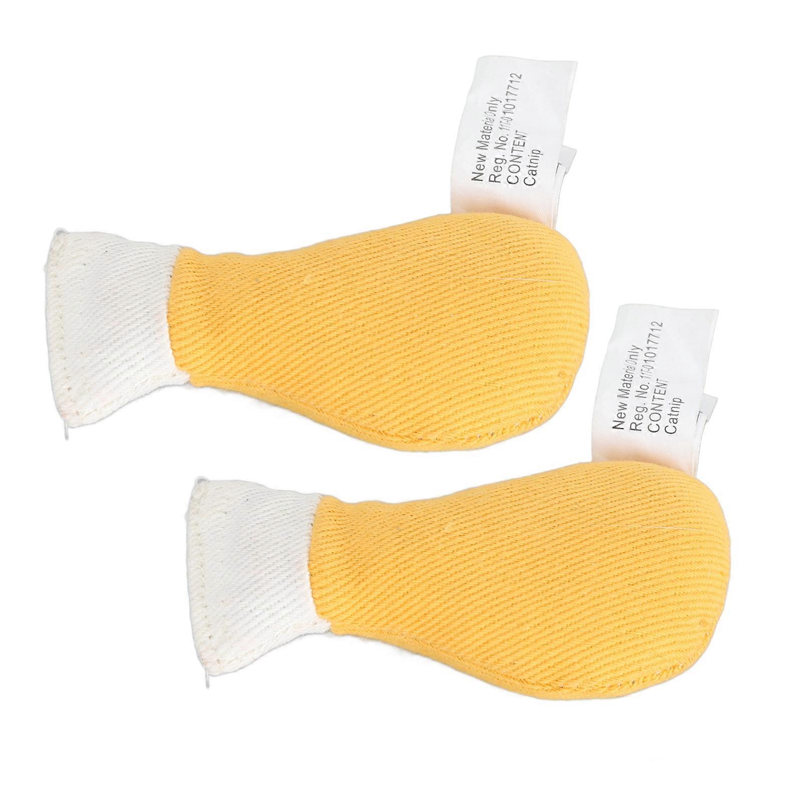2Pcs Chicken Leg Cat Toys Bite Resistant Soft Comfortable Interactive ...
