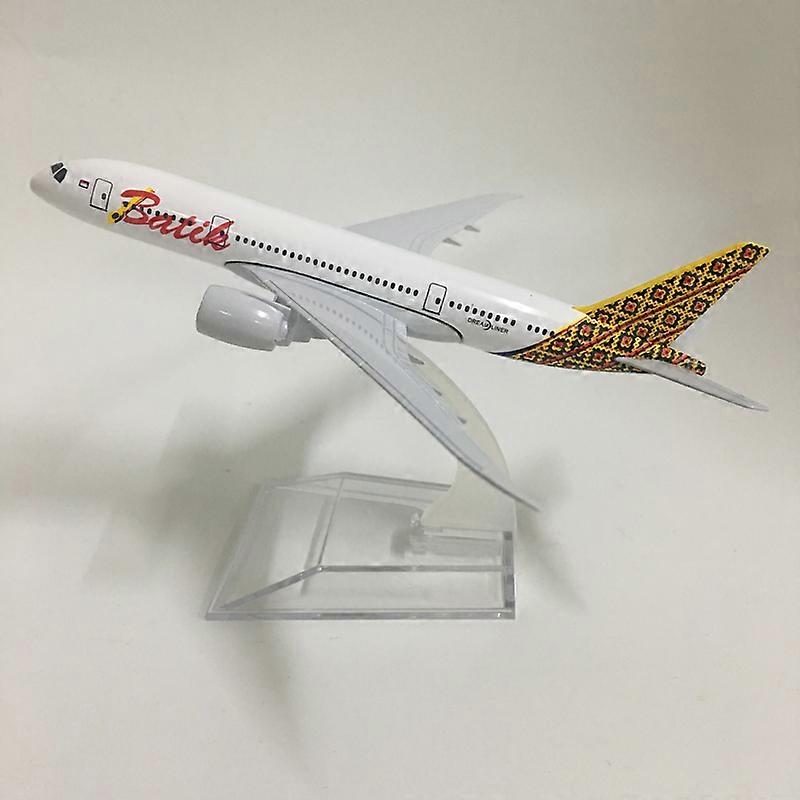 JASON TUTU 16cm Indonesia Batik Boeing 787 Aircraft Model Diecast Metal ...