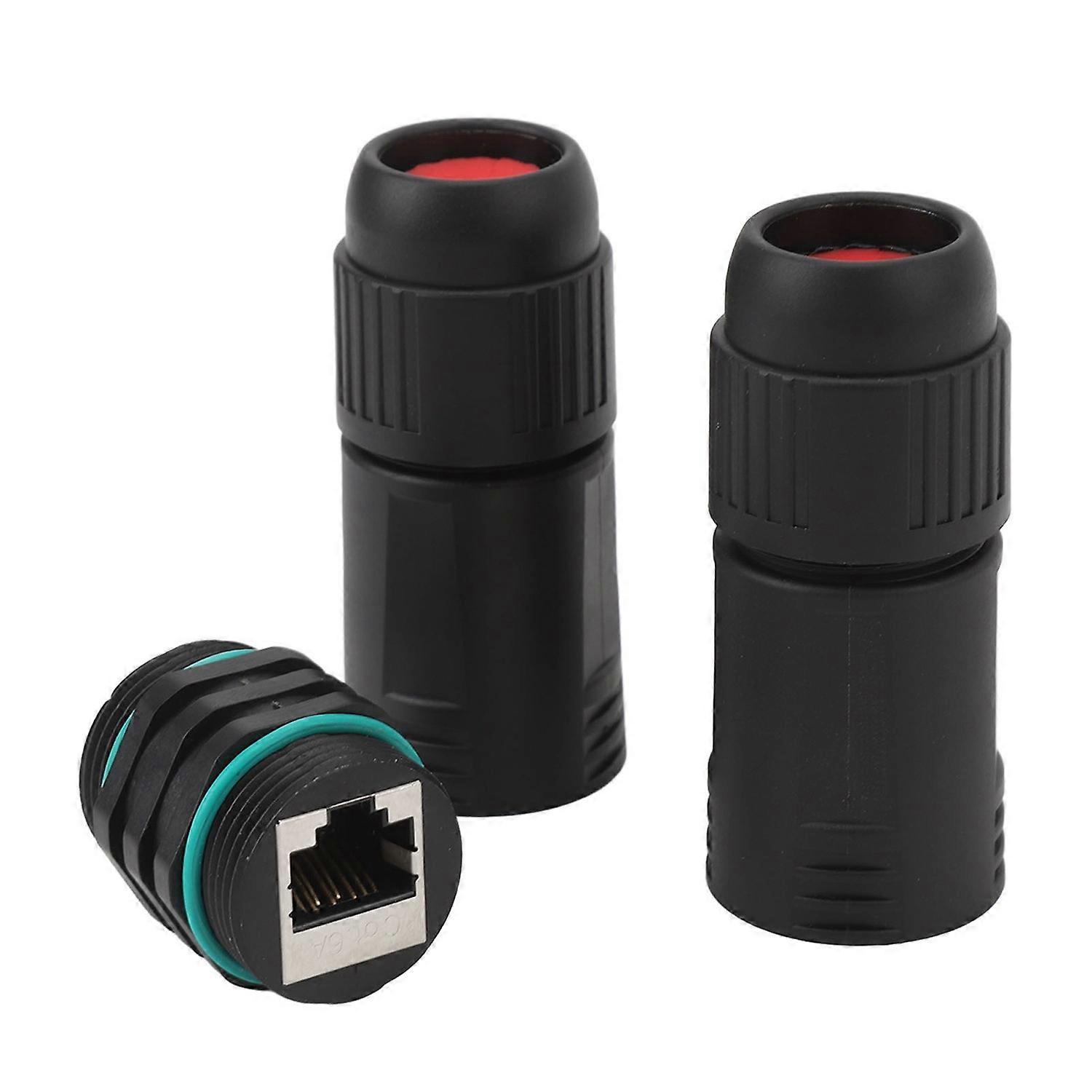 IP68 Waterproof RJ45 Coupler 1000Mbps Female to Female Ethernet Adapter ...