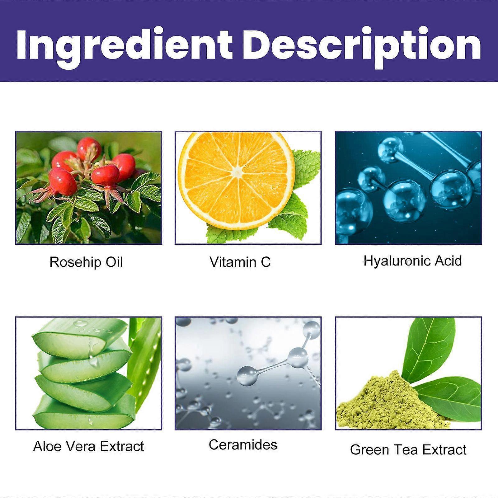 Rose Hip Oil Face Essence Lightening Spots, Firming Fine Lines, Anti-Wrinkle Brightening And ...