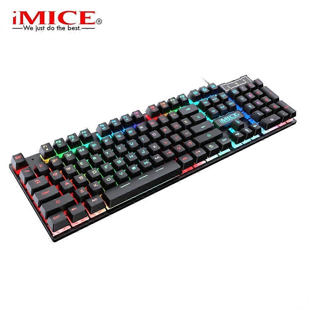 Gamer Keyboard And Mouse Combo Wired Russian / English RGB Backlit ...