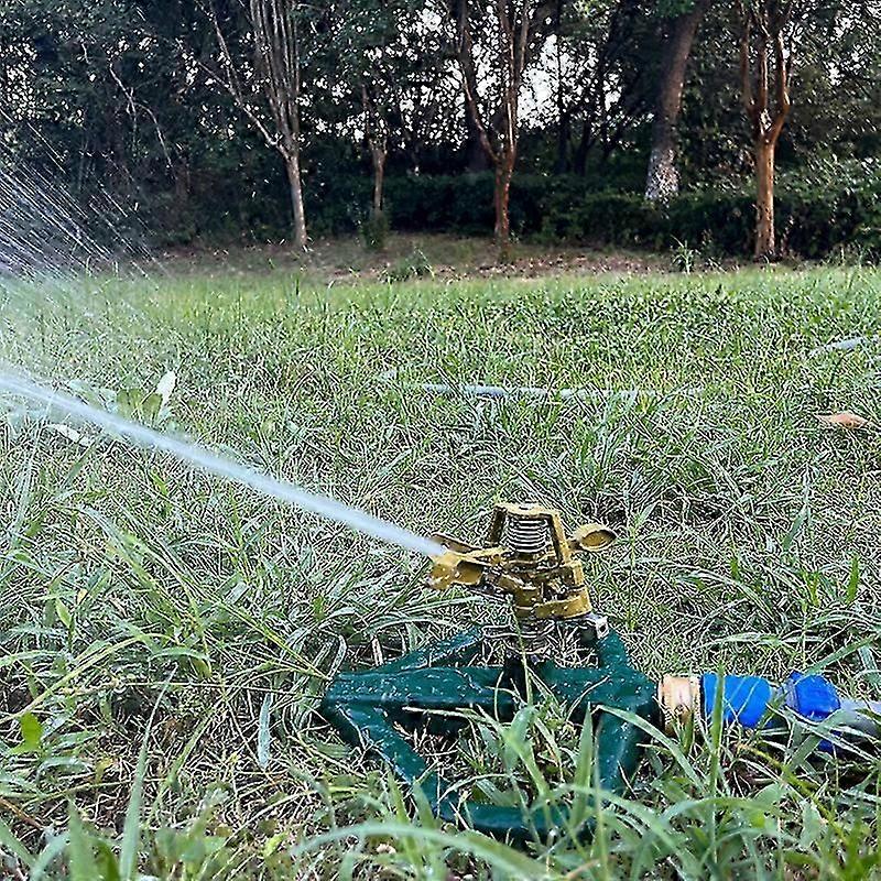 Pulsating Impact Sprinkler with Metal Base, Heavy Duty Circular Zinc ...