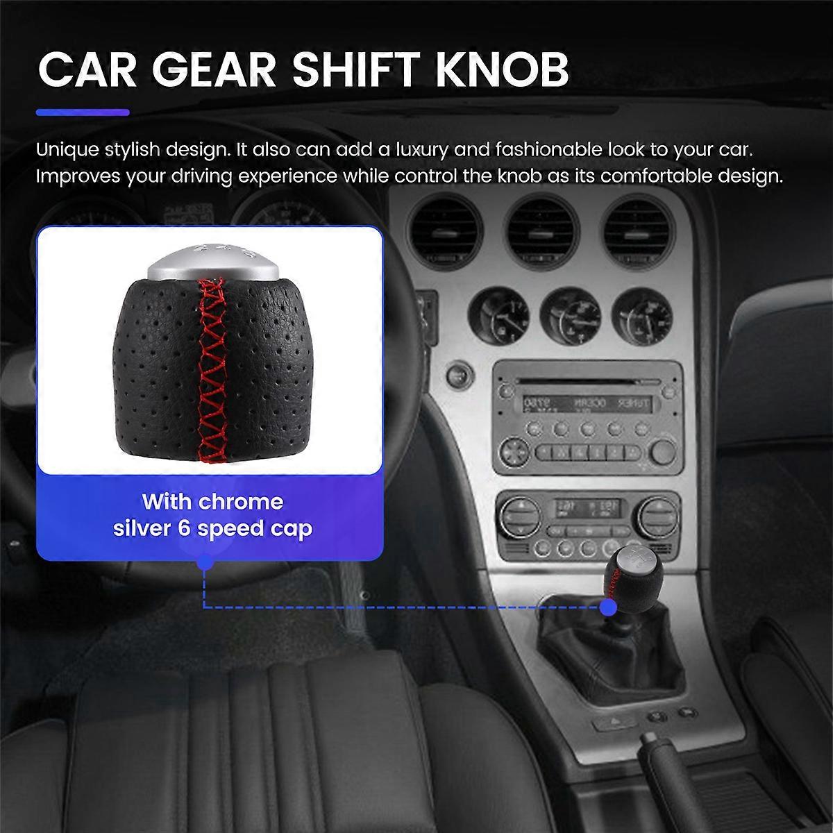 6 Speed Manual Gear Shift Knob Shifter Lever Handball for Alfa Romeo ...