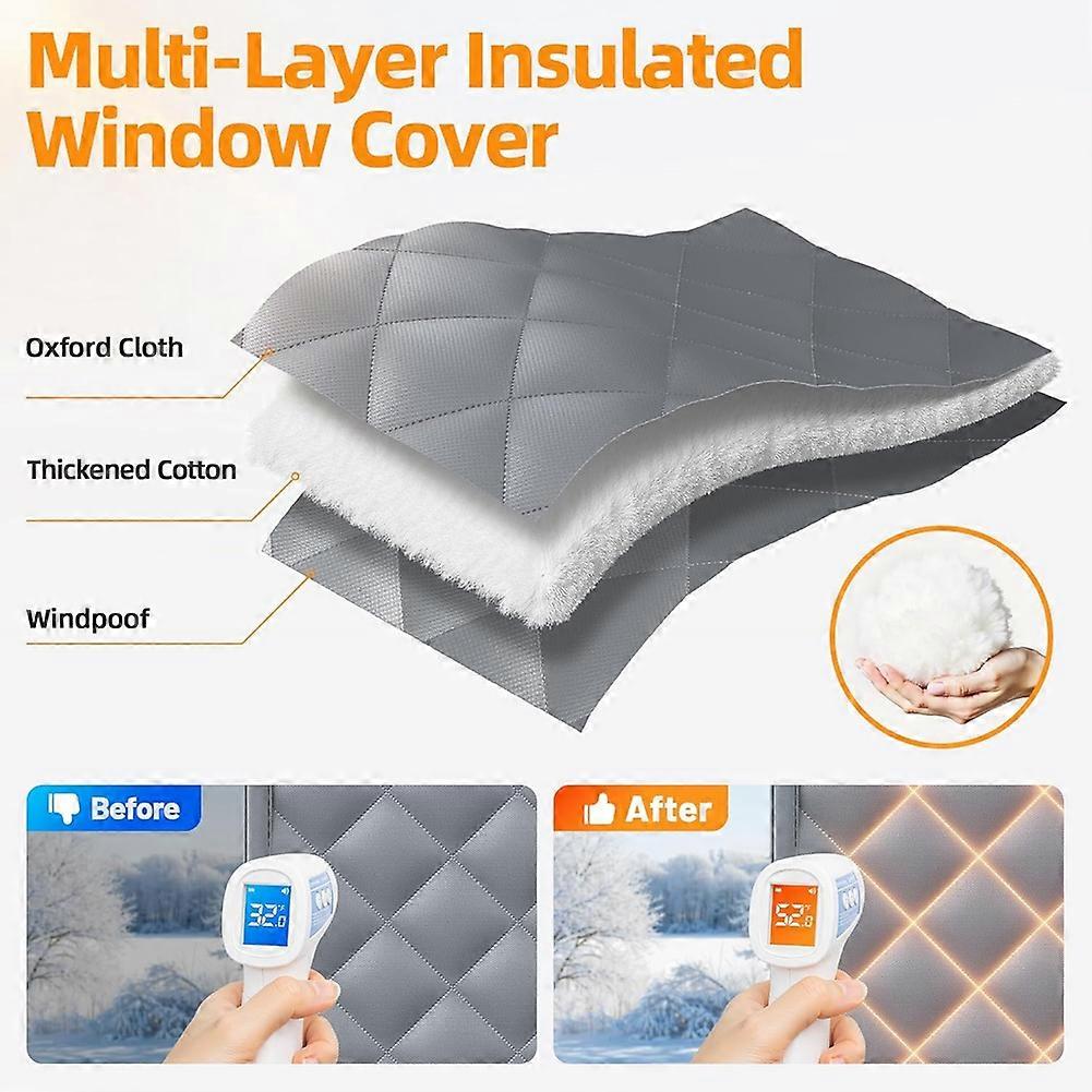 Window Insulation for Winter 39x60Inch Window Insulation Kit Thermal ...