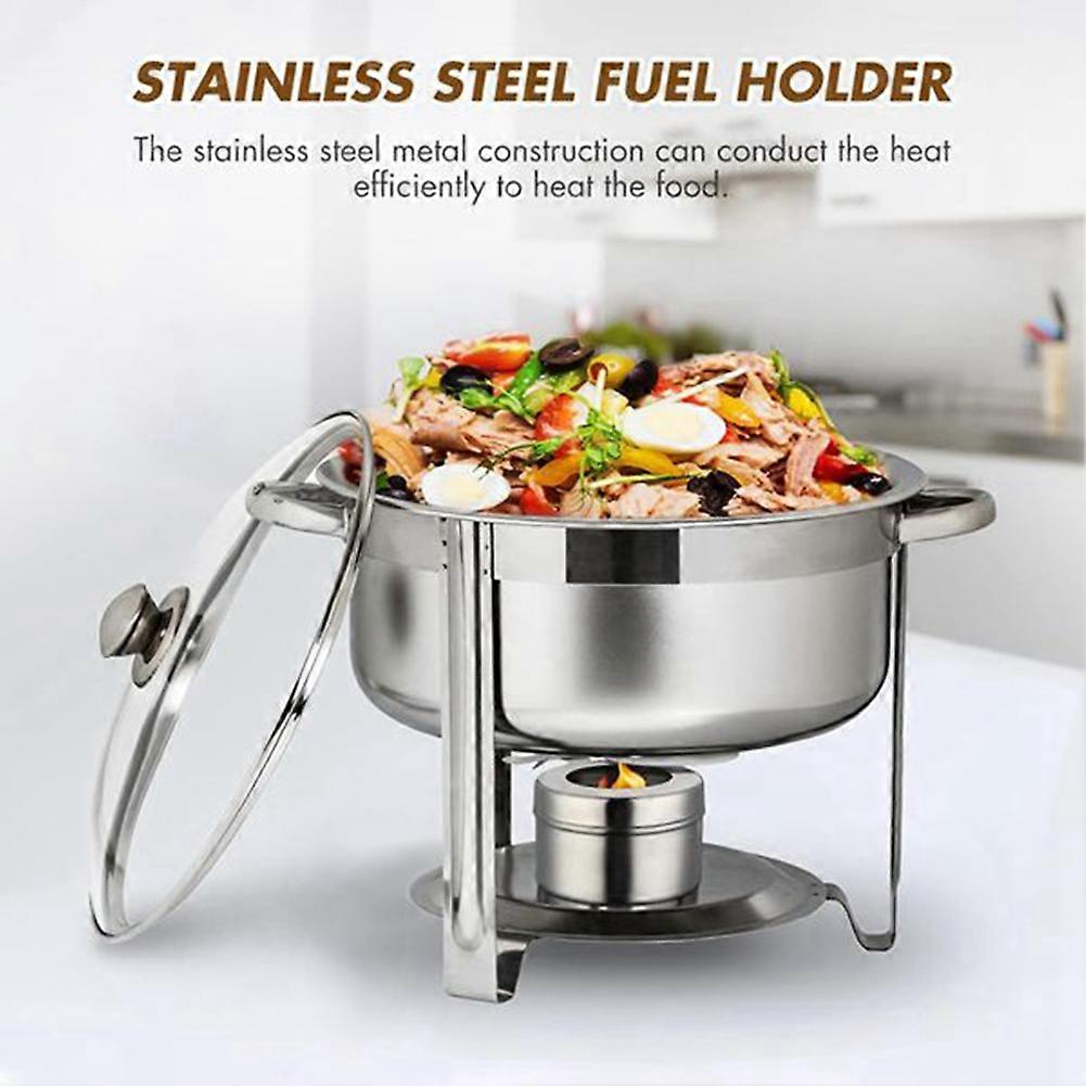 12Pack Stainless Steel Fuel Holders, Chafing Fuel Holders with Cover ...