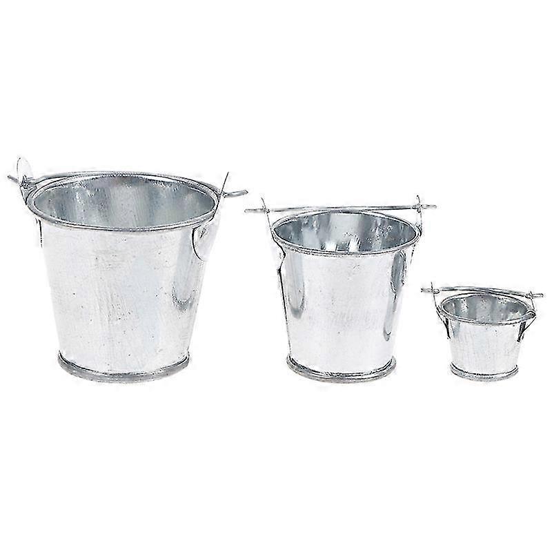 1Pcs Dollhouse Mini Iron Bucket Miniature Model Mini Dollhouse ...