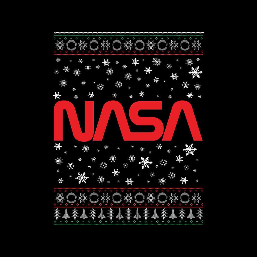 The NASA 1975-1992 Logo Christmas Knit Pattern Men's Hooded Sweatshirt ...