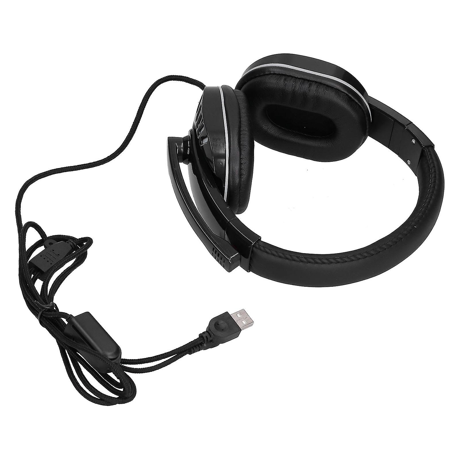 Gaming Headphones Luminous Wired Headset with Noise Cancelling ...