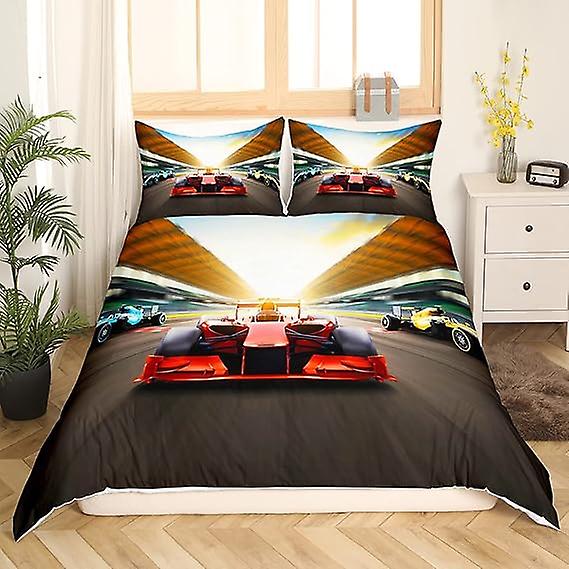 Bedding Set Kids Race Car Duvet Cover Sets Car Quilt Cover Set Racing ...