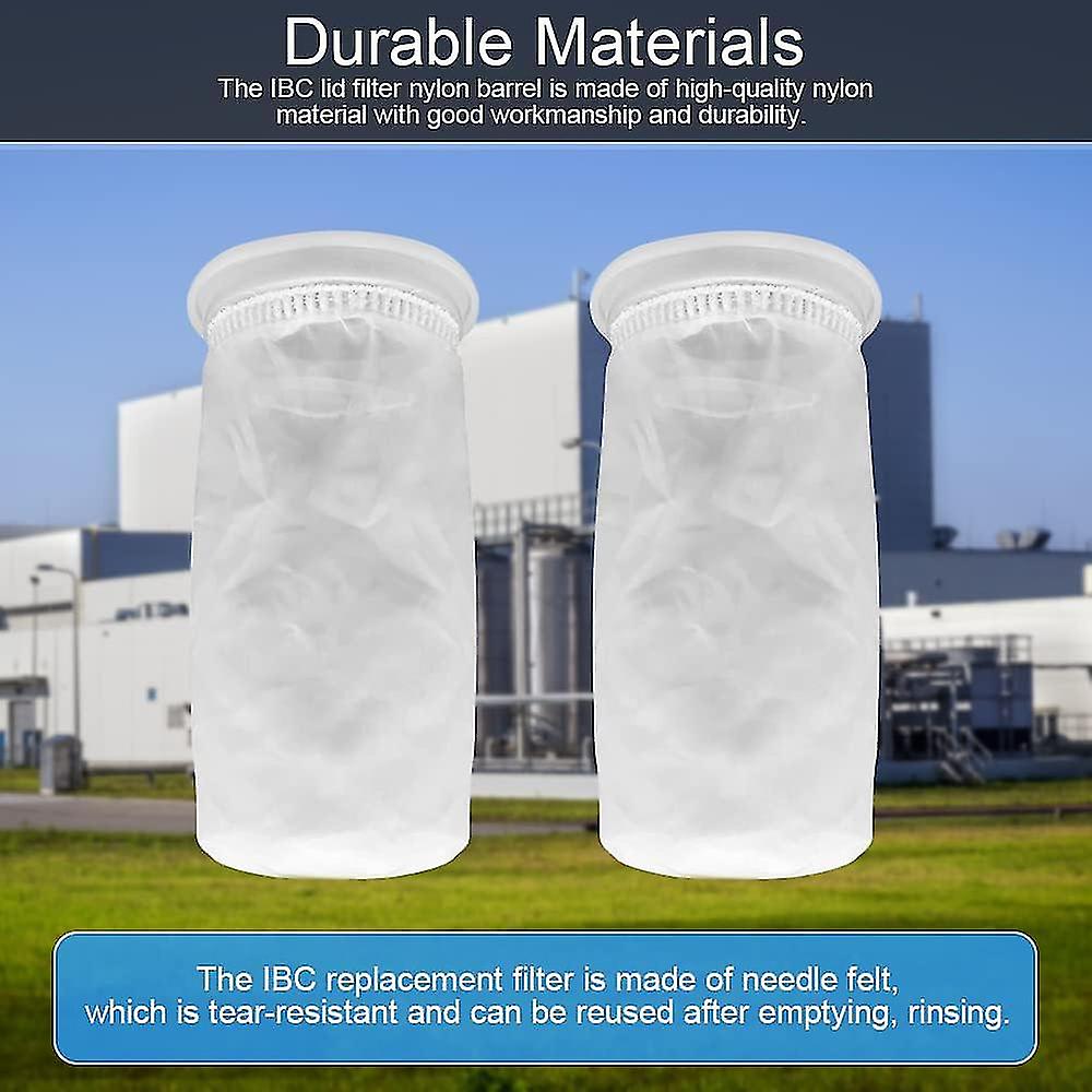 2 Pcs Nylon Ibc Filter, Ibc Rainwater Tank Filter Washable Ibc ...