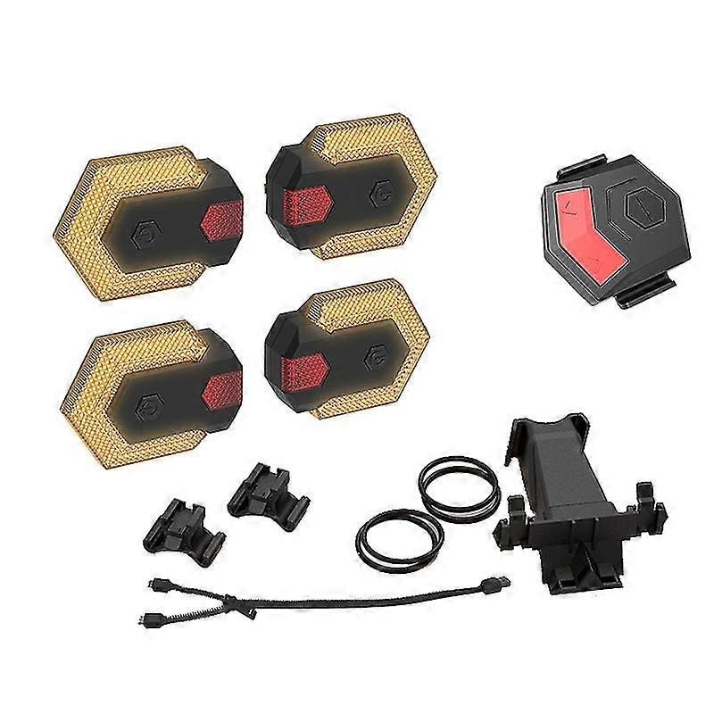 Bike Turn Signals with Smart Wireless Remote Control Bike Tail Lights ...