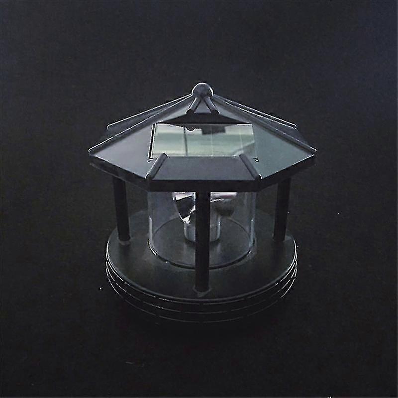 Solar Led Rotating Lighthouse Light Garden Yard Lawn Lamp Lighting ...