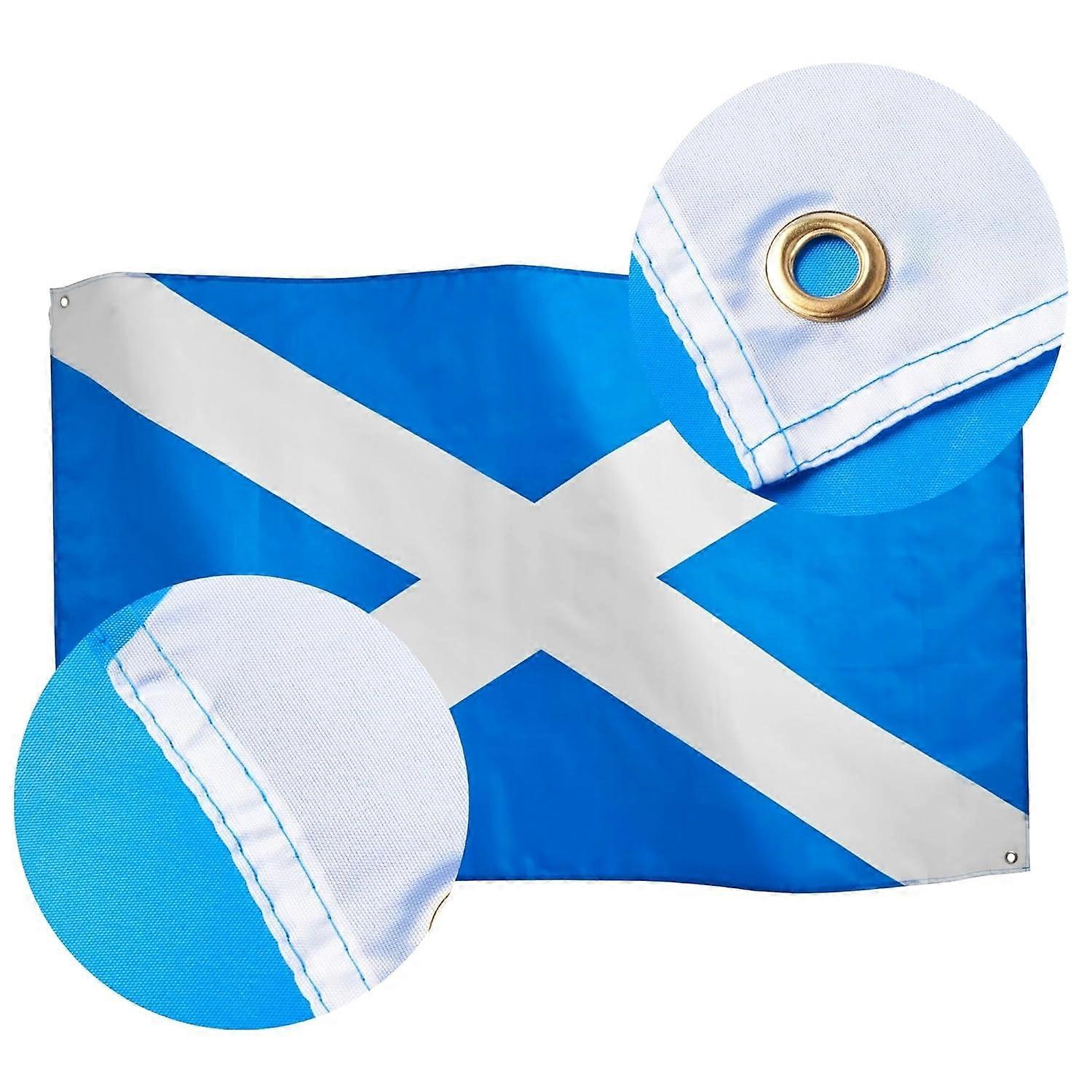 Scotland National Flag Saltire St Andrew's Cross Banner,Brass Eyelet in ...
