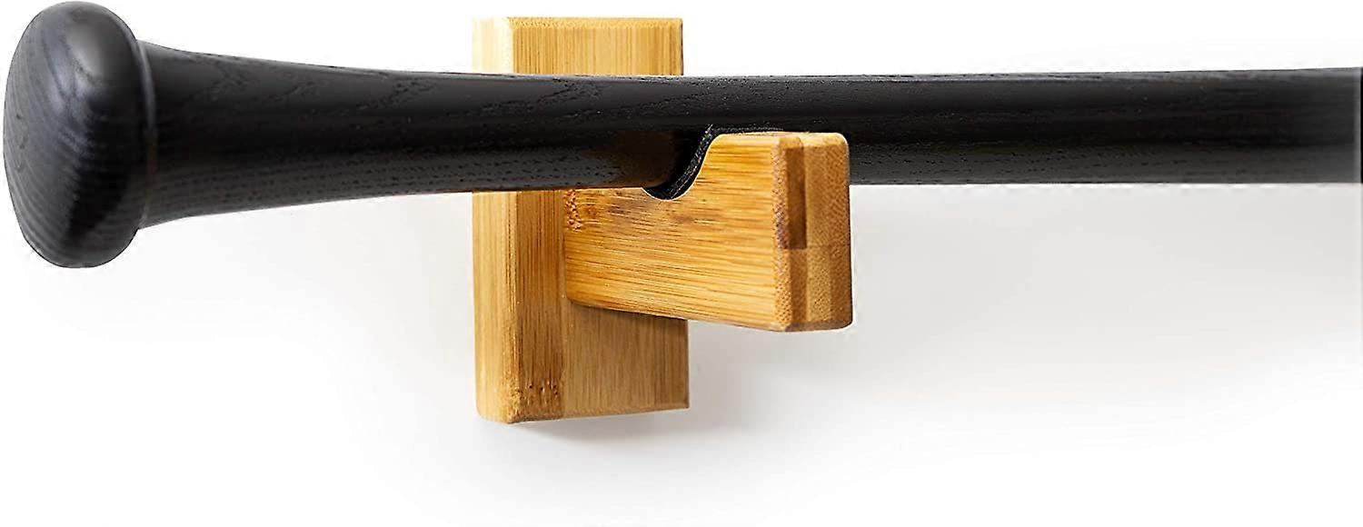 Baseball Bat Display Case Wall Mount Horizontal Rack Brackets Hanger ...