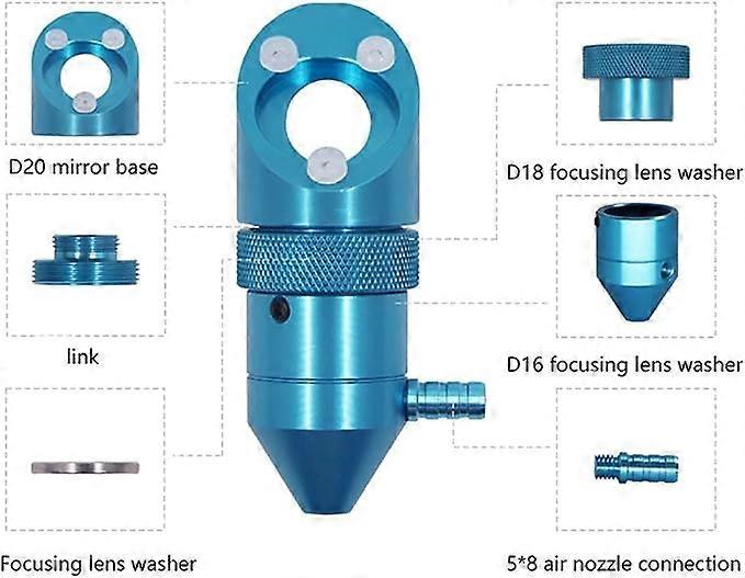 Cloudray CO2 laser head, K40 series laser head, laser engraving and ...
