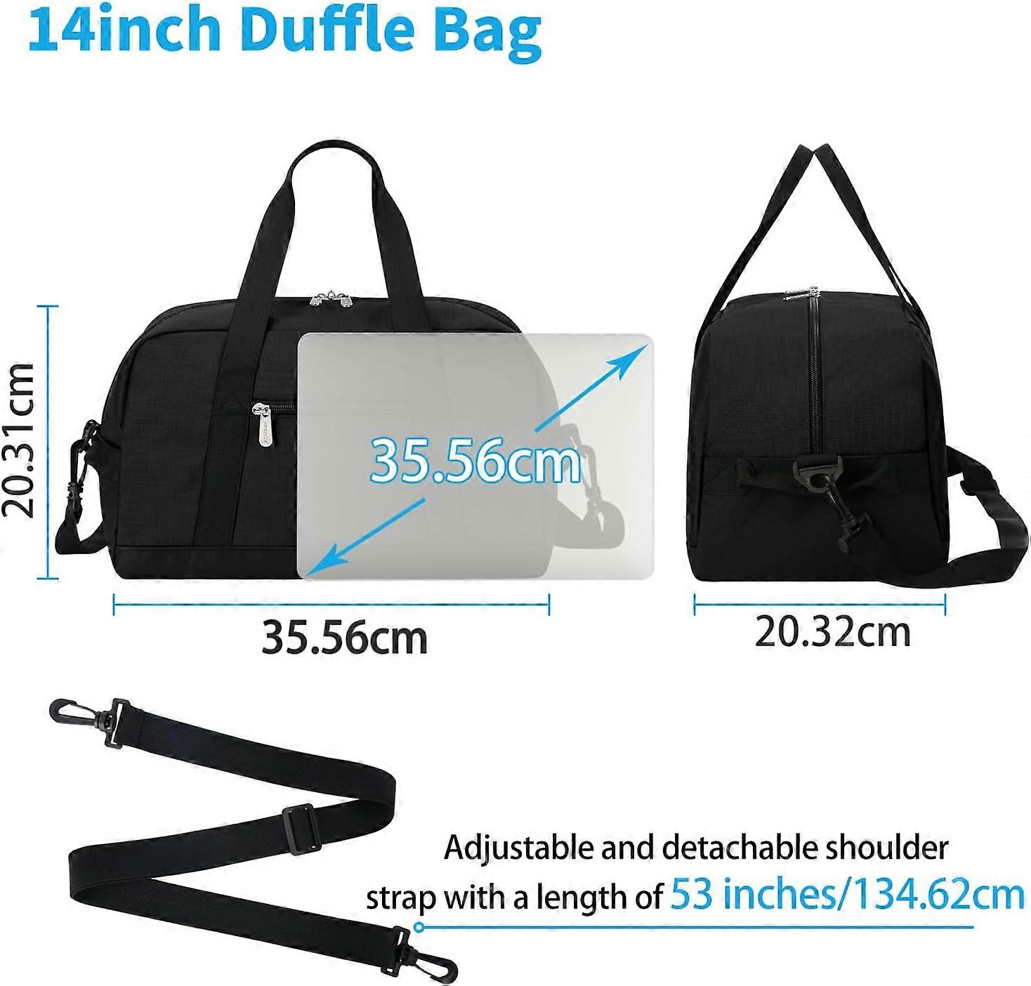 Small Duffle Bag 14 inch Carry On Mini Duffel Bag Lightweight for ...