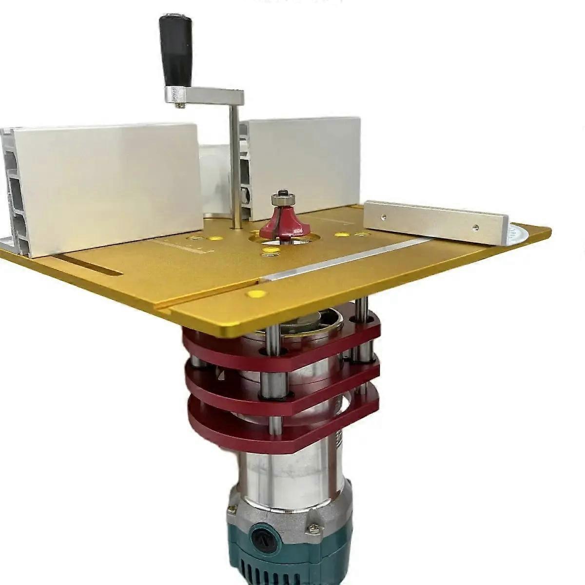 Aluminum Router Table Insert Plate Router Lift Kit for 65mm Diameter ...