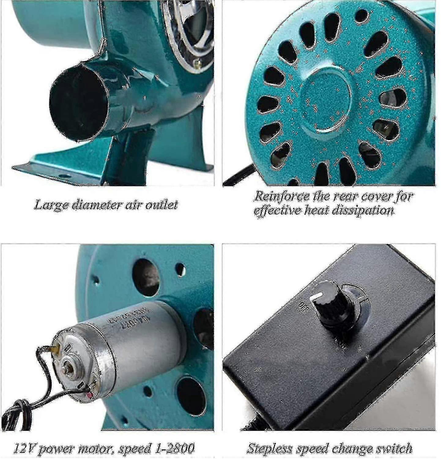 220v Variable Speed Electric Fan - Barbecues Fan Charcoal Forge Blower ...
