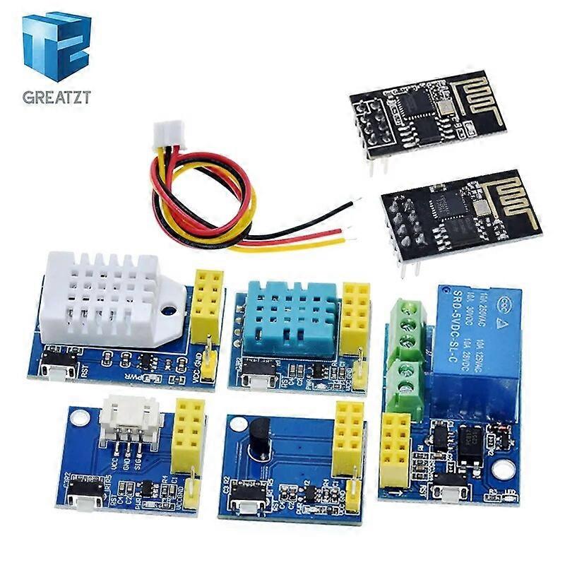 ESP8266 5V WiFi-relämodul DS18B20 DHT11 RGB LED-kontroller Saker smarta ...