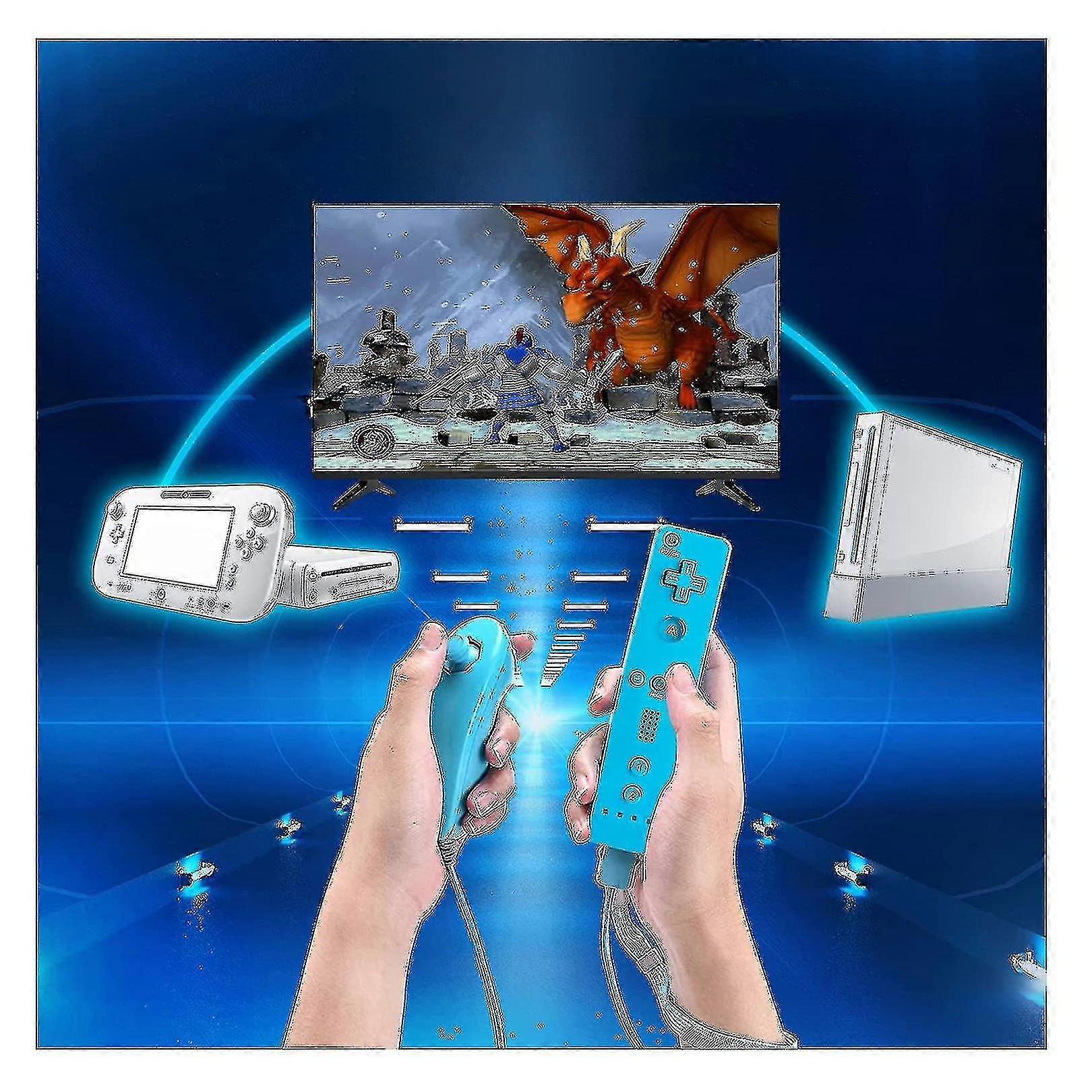 Blue Wii Remote Controller For Wii And Wii U Console | Fruugo HU