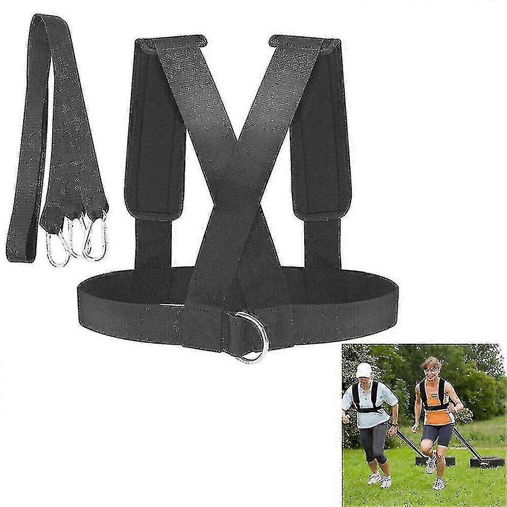 Training Belt Sled Harness Tire Pulling Rope Trainer Resistance Belt ...
