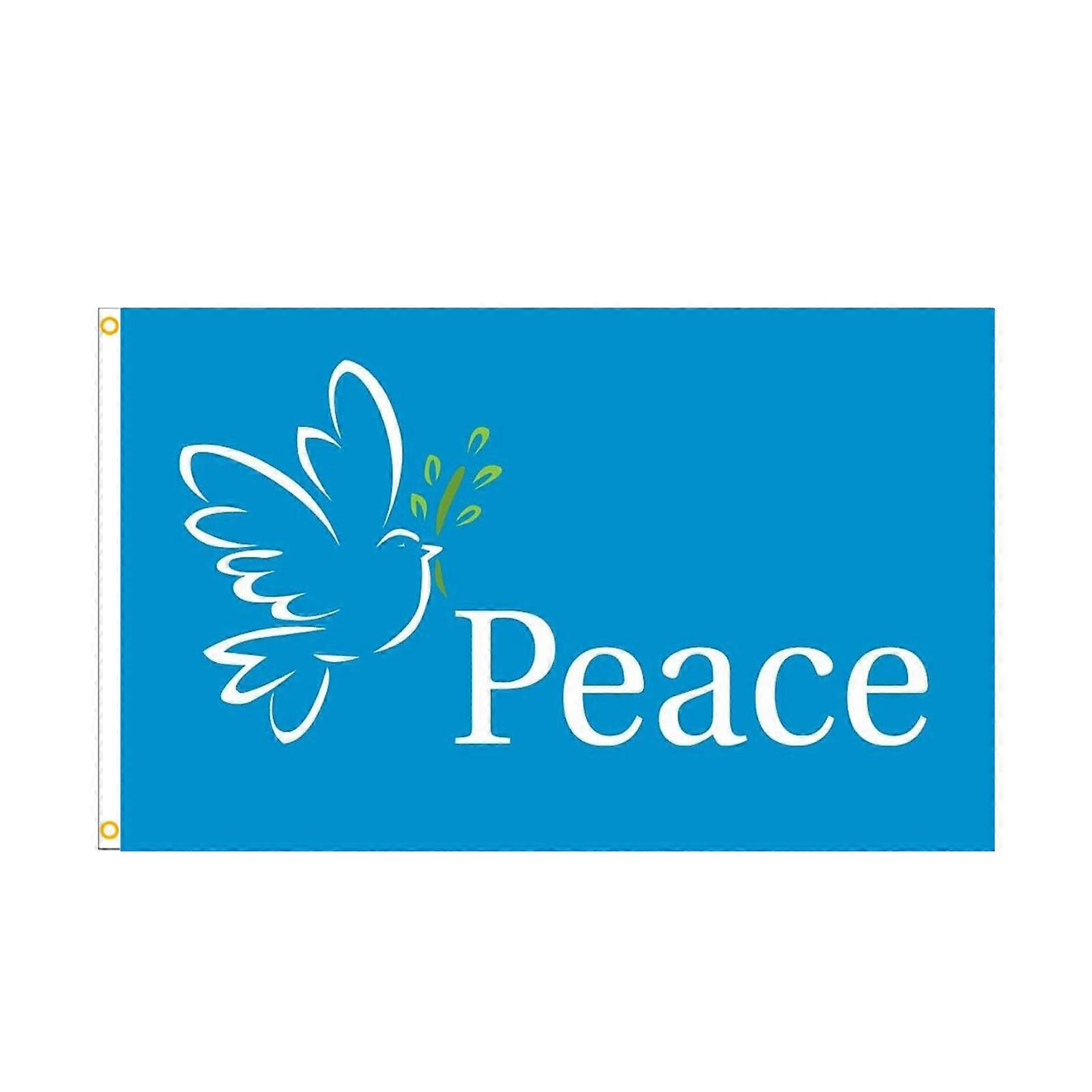 Peace Flag, Peace Dove World Peace Sign Flag, World Peace Dove Peace ...