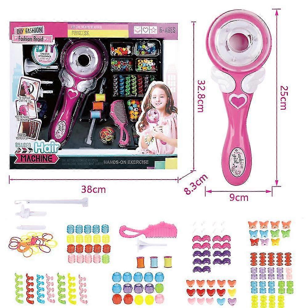 Children's Creative Girl Automatic Magic Hair Braiding Toy Play House ...