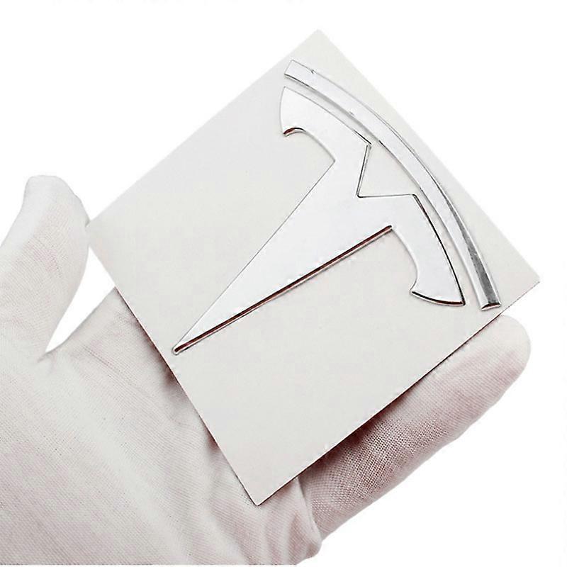 Metal Replacement Sticker For Tesla Model 3 Y Front Back Trunk Logo ...