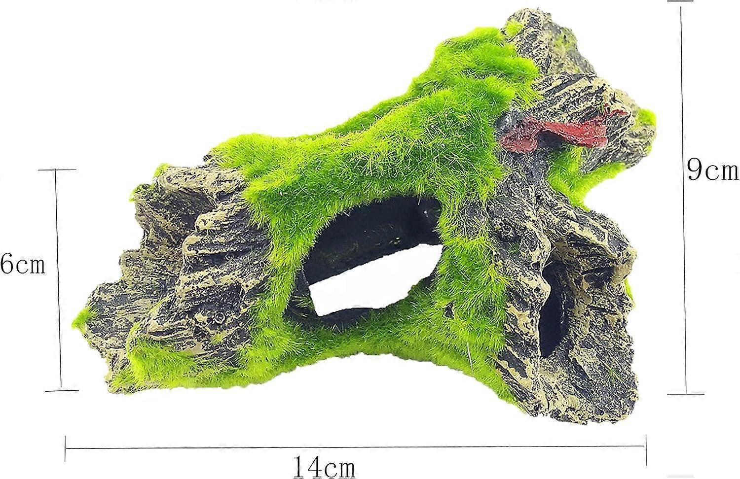 aquarium tree trunk decoration, resin hollow tree trunk decoration cave ...